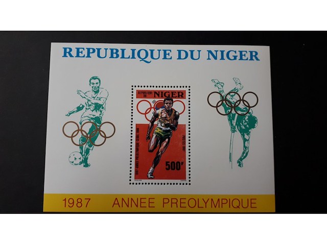 Niger 1987. OI Seul 88. ** Bl