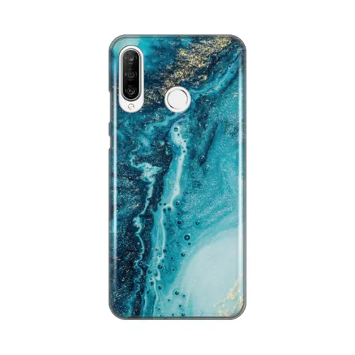 Silikonska futrola - maska print za Huawei P30 Lite Pretty Marble