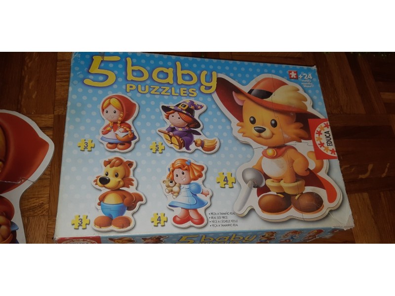 5 baby puzzles - EDUCA