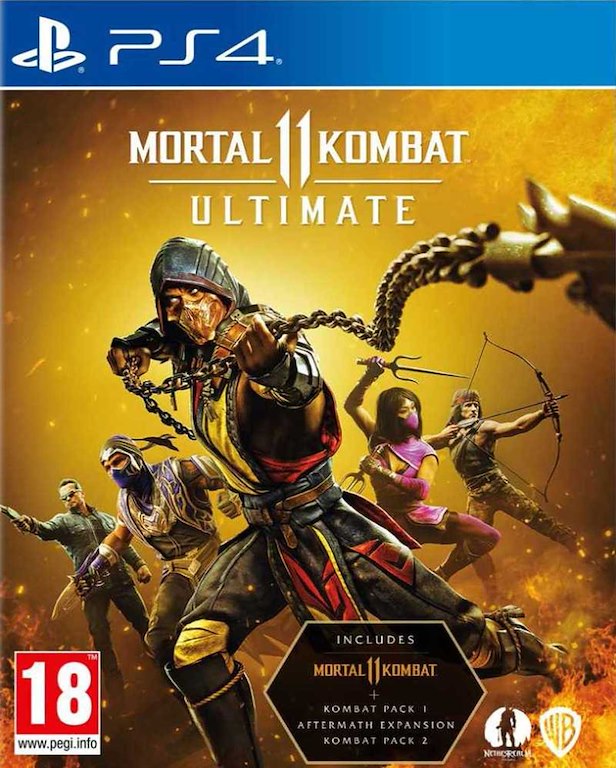 PS4 Mortal Kombat 11 Ultimate Steelbook