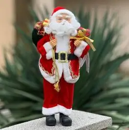 Deda Mraz Lars sa poklonom i vrećom 45 cm