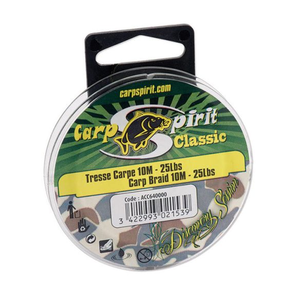 Carp Spirit 10m 25lb Camo Green