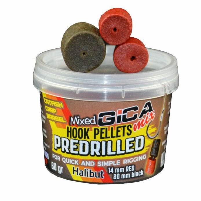 Gica Mix Hook Pellets Predrilled 60gr