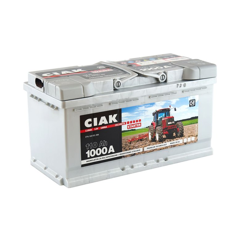 Akumulator CIAK Starter 12 V 110 Ah +D