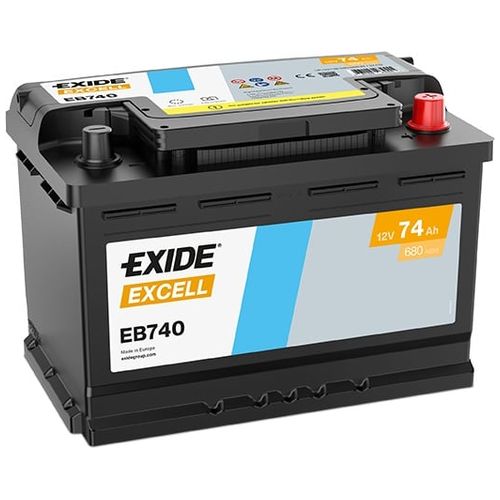 Akumulator EXIDE Excell 12 V 74 Ah +D