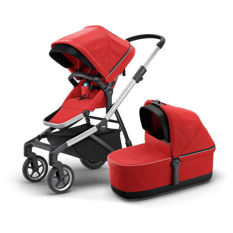 THULE Sleek set dečija kolica i kolevka - Energy Red