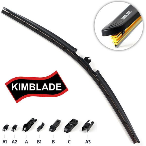 Metlica brisača flat silikonska 48cm KIMBLADE - crna