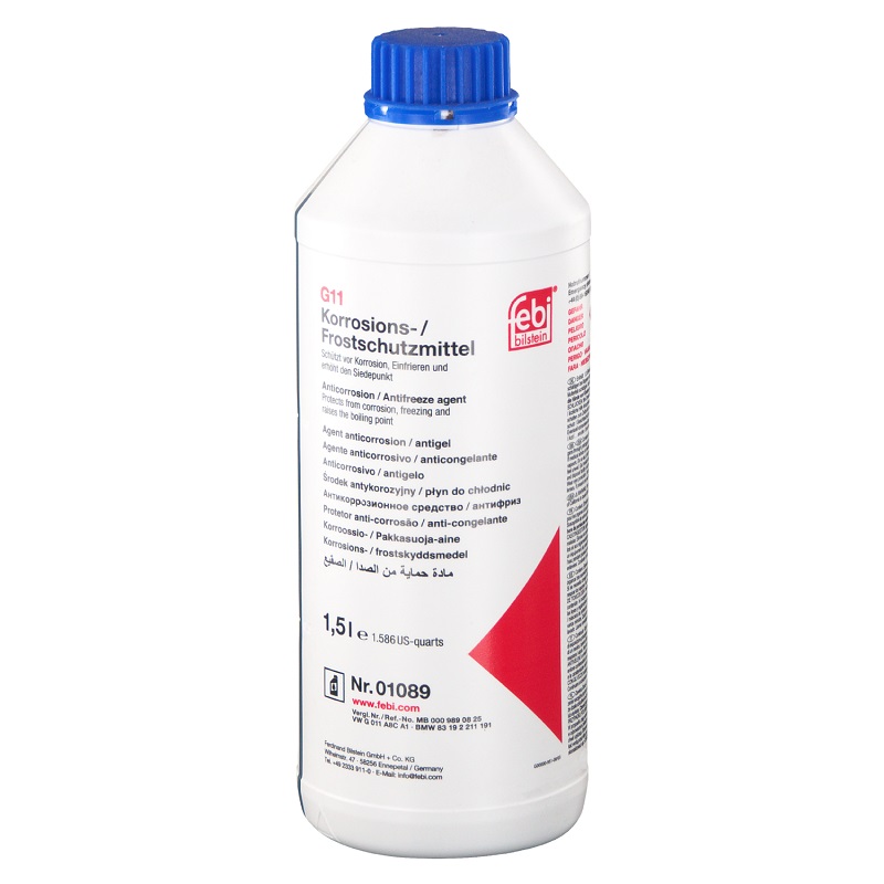 Antifriz G11 100% FEBI plavi 1.5 l