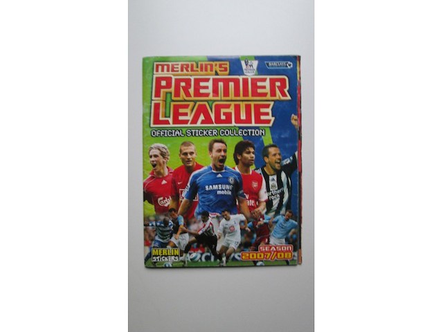 Premier League 2007 08, album Merlin