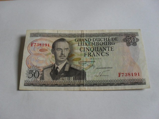 50 FRANCS (1972) - LUXEMBOURG