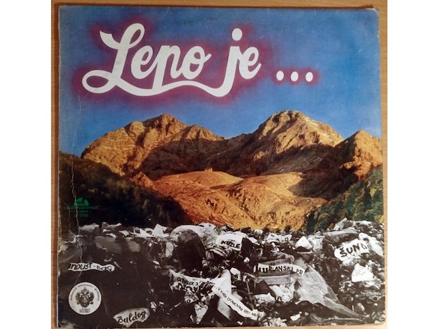 LP V/A - Lepo je... (1982) YU PUNK kompilacija, odlična