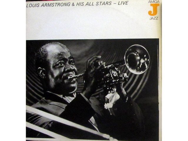 LP: LOUIS ARMSTRONG &;;; HIS ALL STARS-LIVE (DDR PRESS)