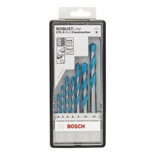 7-delni Robust Line set višenamenskih burgija CYL-9 Multi Construction Bosch 2607010543, 4; 5; 6; 6; 8; 10; 12 mm