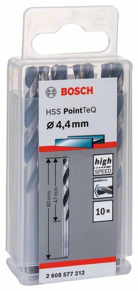 HSS spiralna burgija PointTeQ 4,4 mm Bosch 2608577212