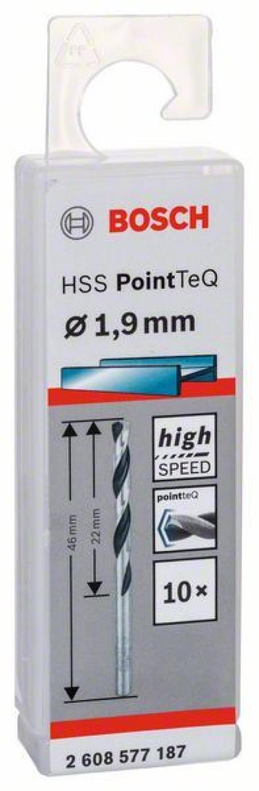 HSS spiralna burgija PointTeQ 1,9 mm Bosch 2608577187