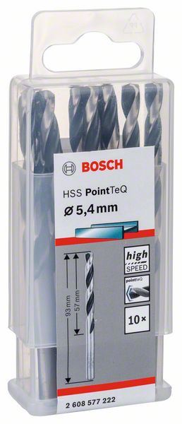 HSS spiralna burgija PointTeQ 5,4 mm Bosch 2608577222