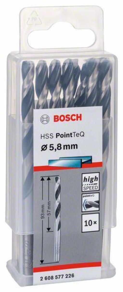 HSS spiralna burgija PointTeQ 5,8 mm Bosch 2608577226