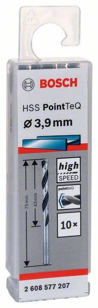 HSS spiralna burgija PointTeQ 3,9 mm Bosch 2608577207