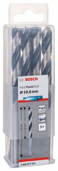HSS spiralna burgija PointTeQ 10,6 mm Bosch 2608577274
