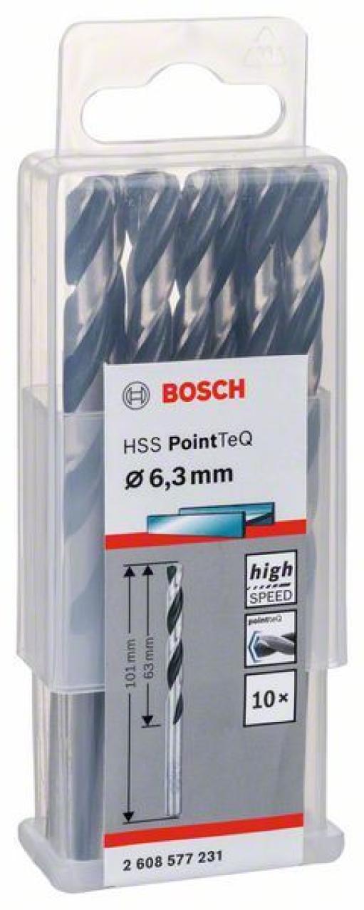 HSS spiralna burgija PointTeQ 6,3 mm Bosch 2608577231