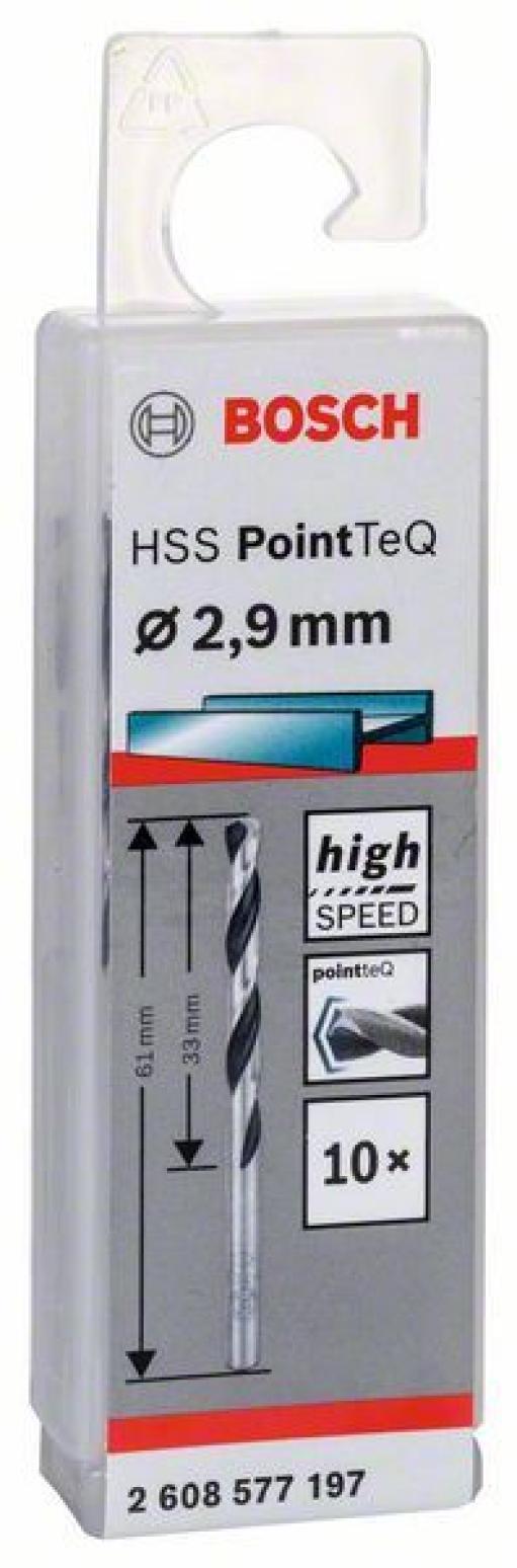 HSS spiralna burgija PointTeQ 2,9 mm Bosch 2608577197