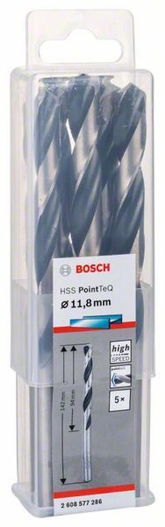 HSS spiralna burgija PointTeQ 11,8 mm Bosch 2608577286