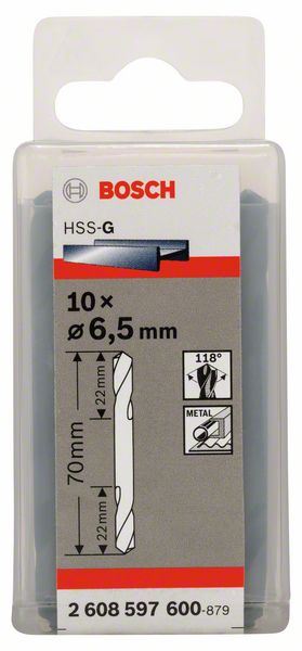 Dvostrana burgija Bosch 2608597600, 6,5 x 22 x 70 mm