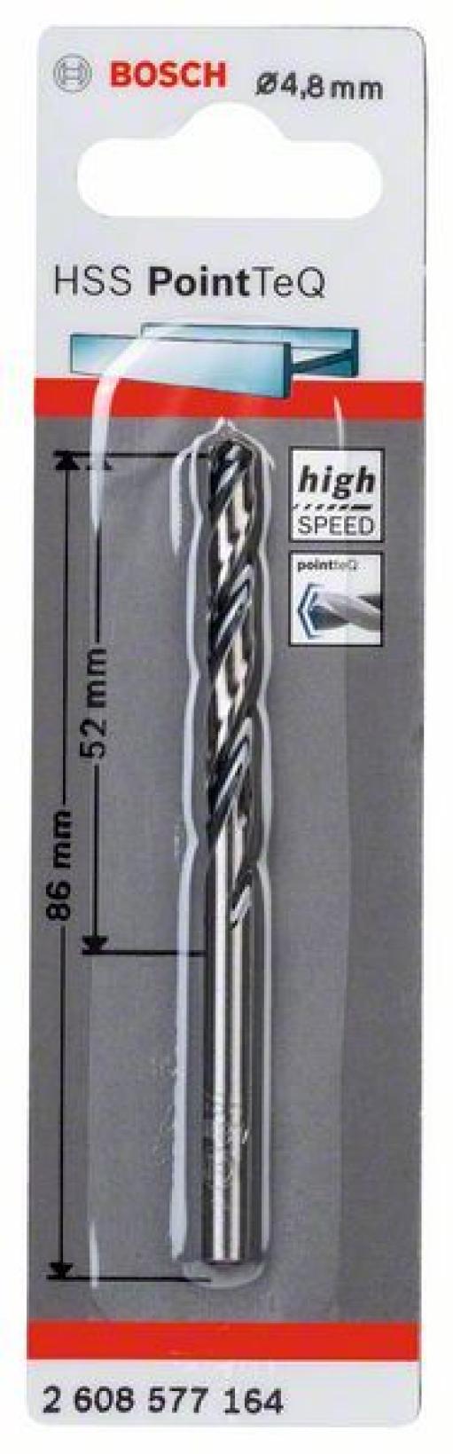 HSS spiralna burgija PointTeQ 4,8 mm Bosch 2608577164