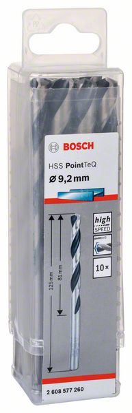 HSS spiralna burgija PointTeQ 9,2 mm Bosch 2608577260