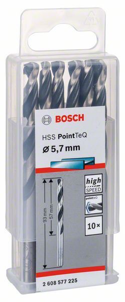 HSS spiralna burgija PointTeQ 5,7 mm Bosch 2608577225