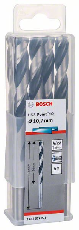 HSS spiralna burgija PointTeQ 10,7 mm Bosch 2608577275