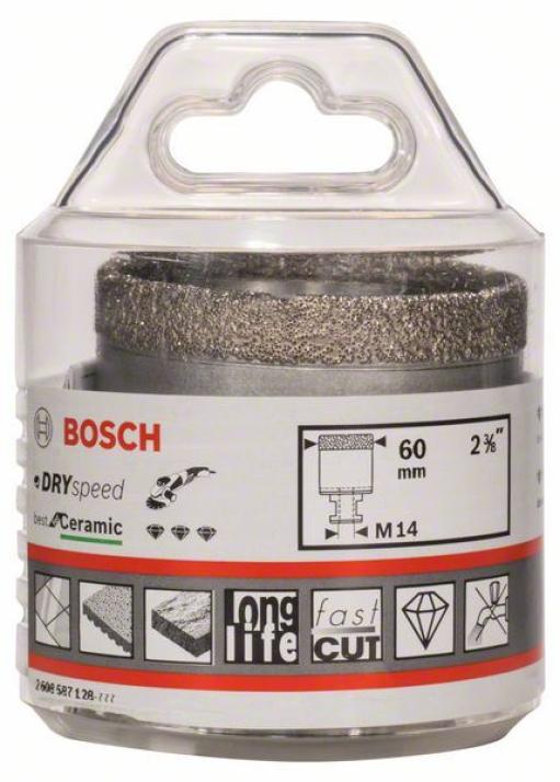 Dijamantska burgija za suvo bušenje Dry Speed Best for Ceramic Bosch 2608587128, 60 x 35 mm