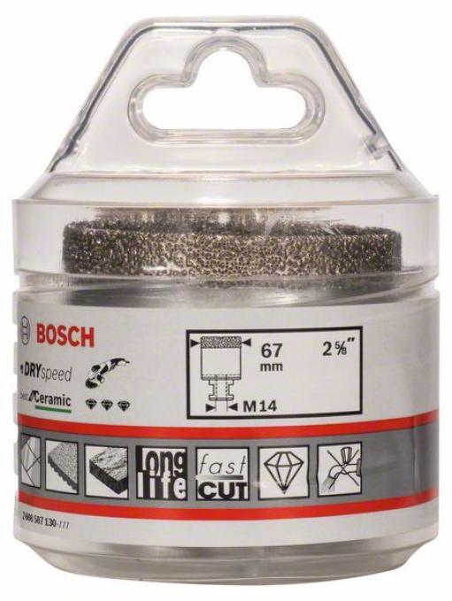 Dijamantska burgija za suvo bušenje Dry Speed Best for Ceramic Bosch 2608587130, 67 x 35 mm