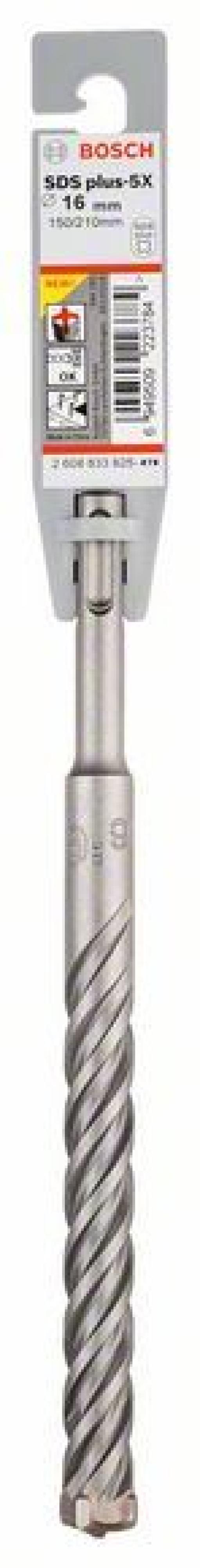 Hamer burgija SDS plus-5X Bosch 2608833825, 16 x 150 x 210 mm