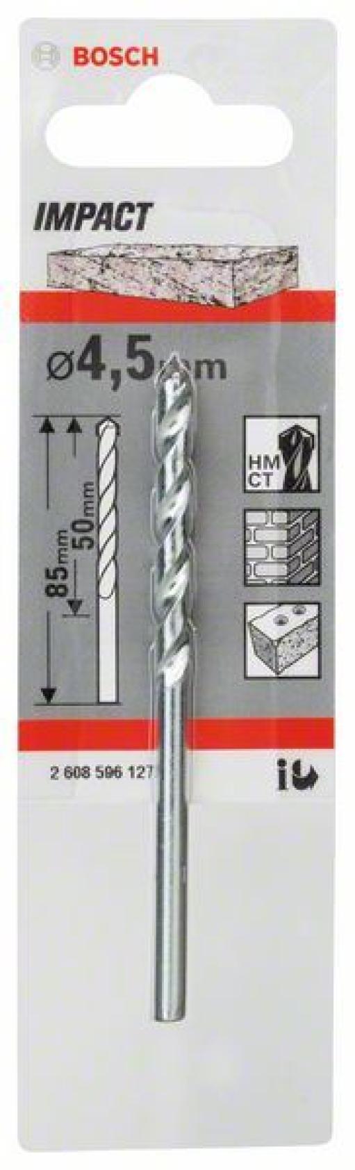 Burgija za kamen CYL-1 Bosch 2608596127, 4,5 x 50 x 85 mm, d 3,8 mm