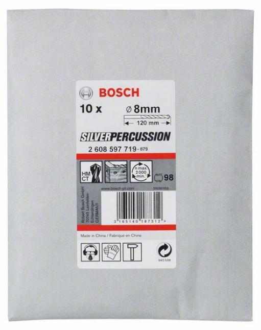 Burgija za beton CYL-3 Bosch 2608597719, 8 x 80 x 120 mm, d 7,5 mm