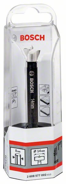 Čeona burgija za klap šarke 14 mm Bosch 2608577002, 14 x 90 mm, d 8 mm, sa zubima