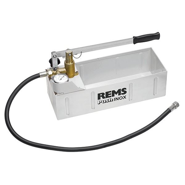 Ručna pumpa za proveru pritiska sa manometrom REMS Push inox