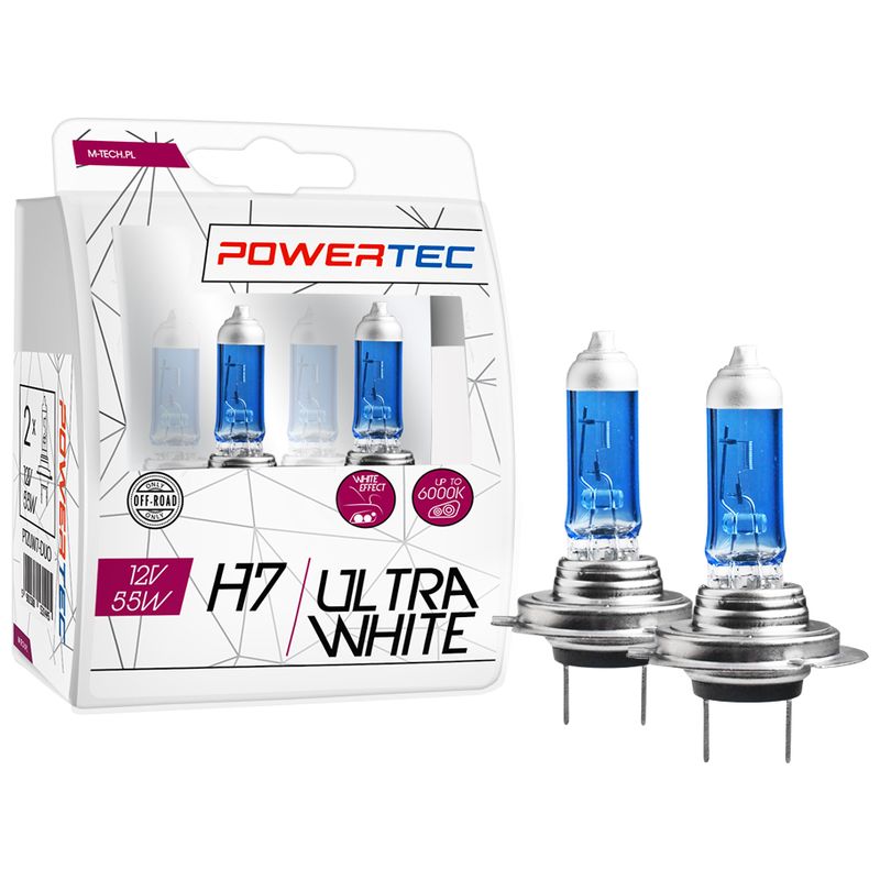 Sijalica H7 M-TECH PowerTec ultra white M-TECH