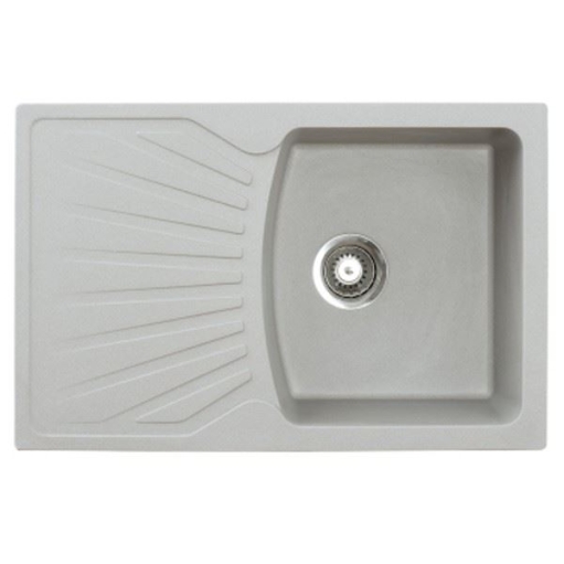 Sudopera Quadro plus siva, 770 x 500, fi 90 GRANIT, Metalac