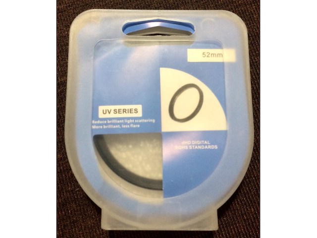 UV Filter 52mm - Novo