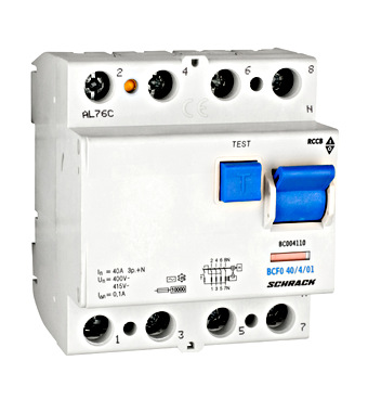FI zaštitna sklopka 4-polna, 40A,struja greške 100mA, 10kA
Serija BC serija, Tip AC (osetljiva na naizmenične struje), Izvedba/tip Bez kašnjenja, Standard proizvoda EN 61008