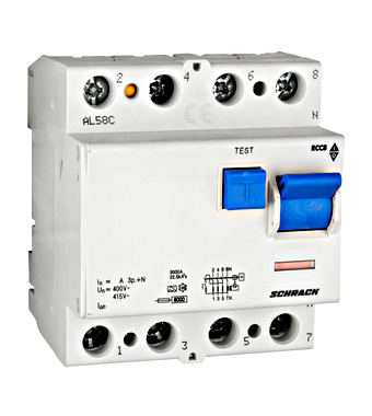 FI zaštitna sklopka 4-polna, 25A,struja greške 100mA, 6kA
Serija BC serija, Tip A (osetljiv na pulsne struje), Izvedba/tip Bez kašnjenja, Standard proizvoda EN 61008