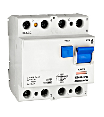 FI zaštitna sklopka 4-polna, 40A,struja greške 500mA, 6kA
Serija BC serija, Tip AC (osetljiva na naizmenične struje), verzija/tip bez kašnjenja, Standard proizvoda EN 61008