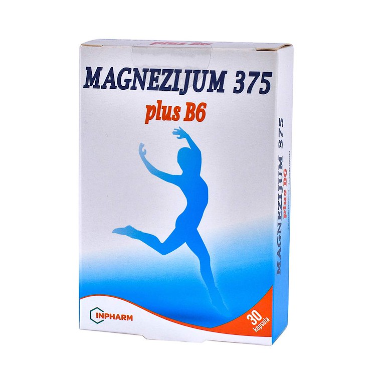 Inpharm diet kapsulle magnezijum 375 plus b6 a30 Inpharm diet