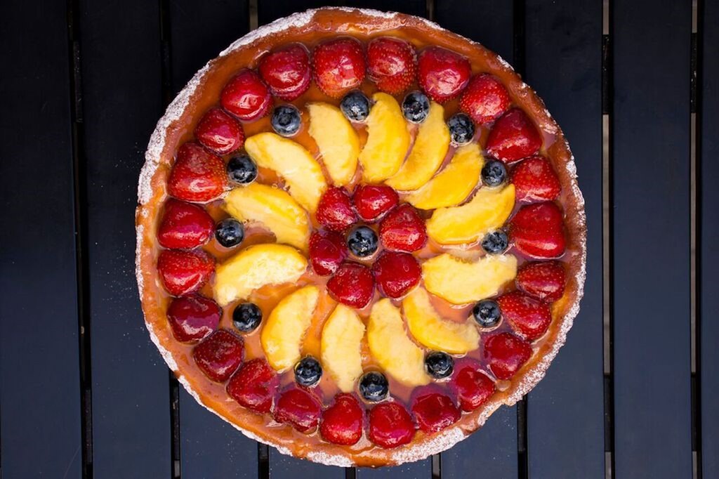 Tart (jagoda+breskve)