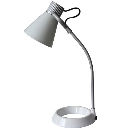 Stona lampa 2818A MT-1 E-27 bela Brilight