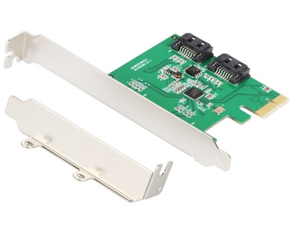 E-GREEN PCI-Express kontroler 2-port SATA III RAID