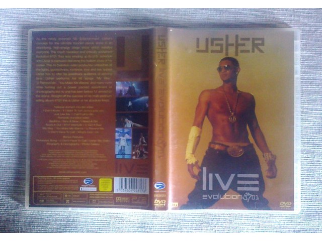 USHER - Live Evolution 8701 (DVD) Made in EU