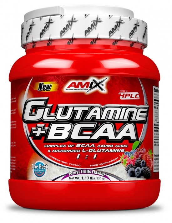 L-Glutamine + BCAA 530g forest fruit Amix